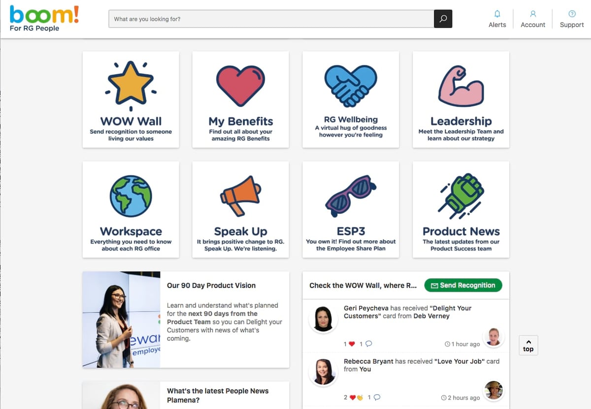 Internal Communications Ideas | Reward Gateway AU