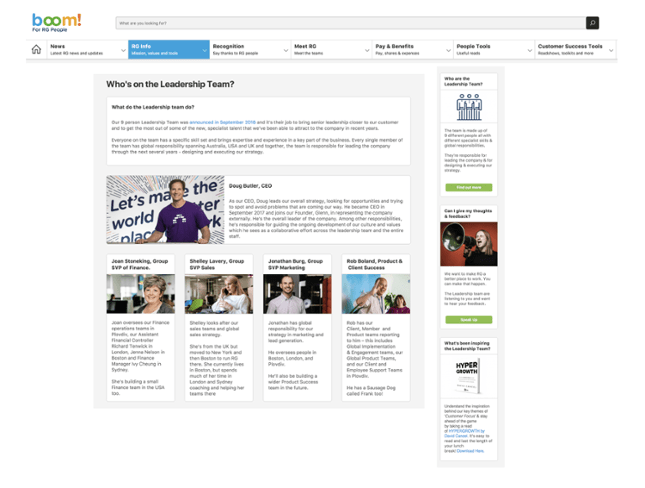 How to Build the Best Company Team Page | Reward Gateway