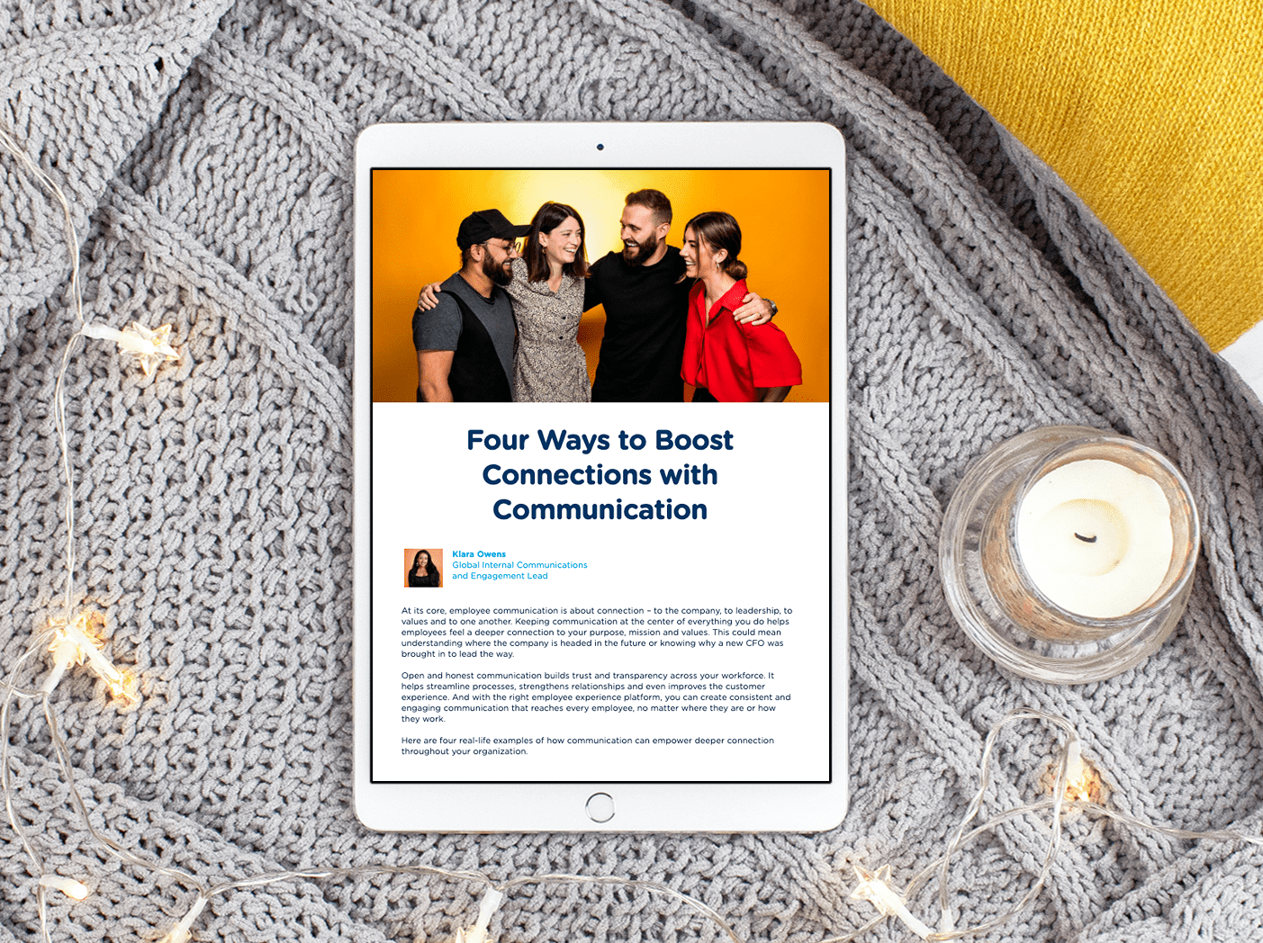 Four Ways to Boost Connections with Communications | RGER mini eBook