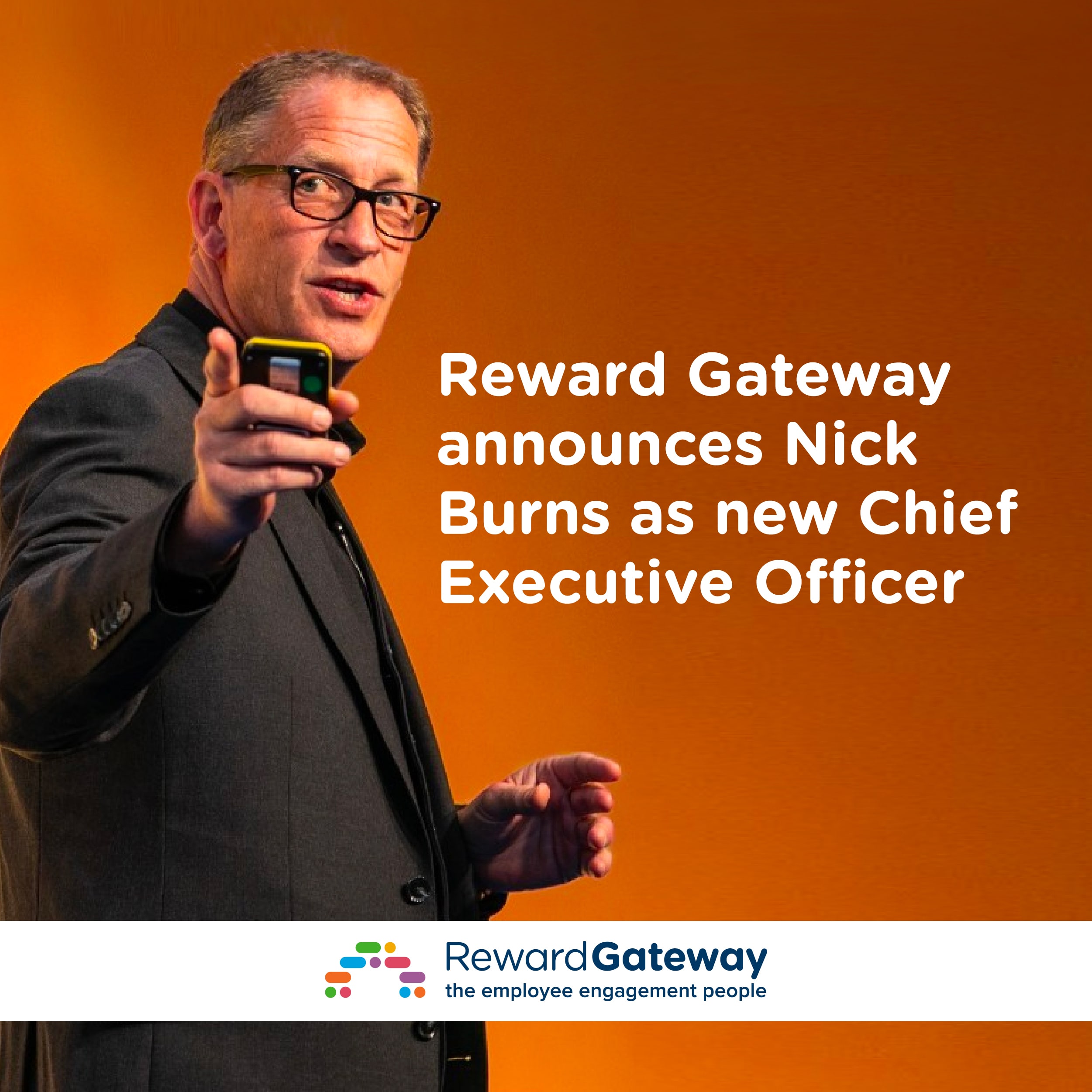 Nick Burns Announced as New Reward Gateway CEO | Reward Gateway
