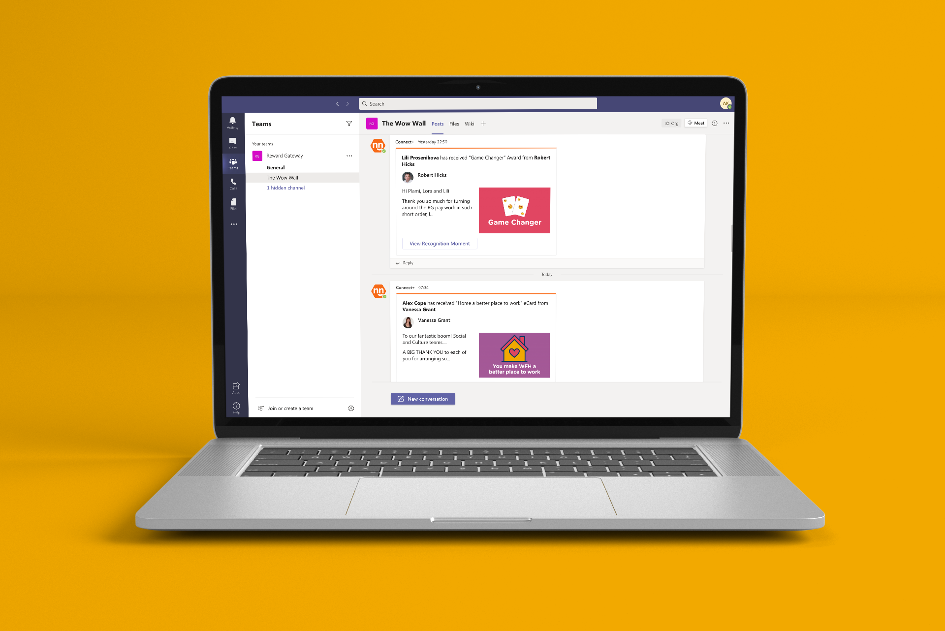 Microsoft Teams Employee Recognition | Reward Gateway